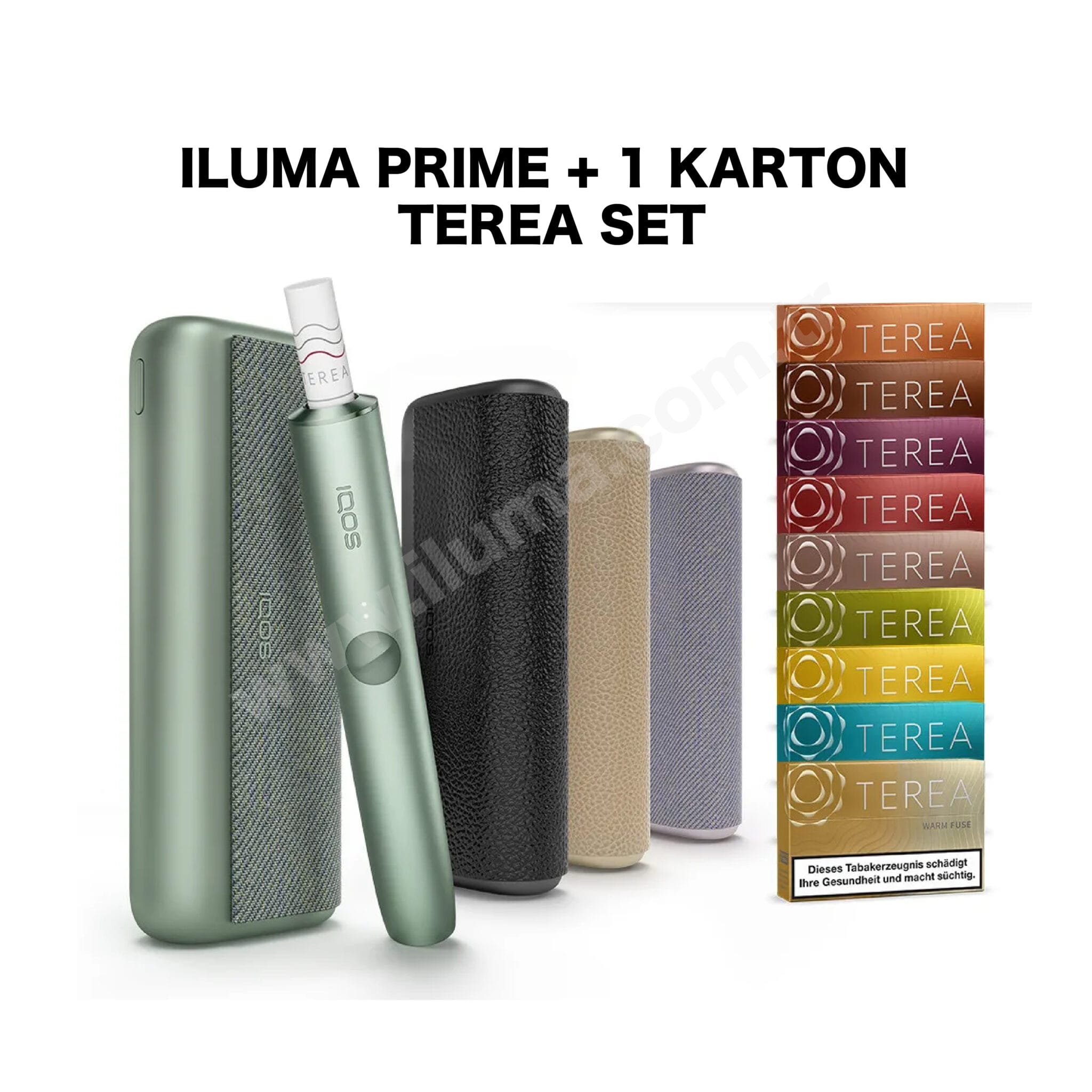 IQOS Iluma Prime + 1 Karton Terea Set - IQOS İLUMA TEREA HEETS l0537 ...