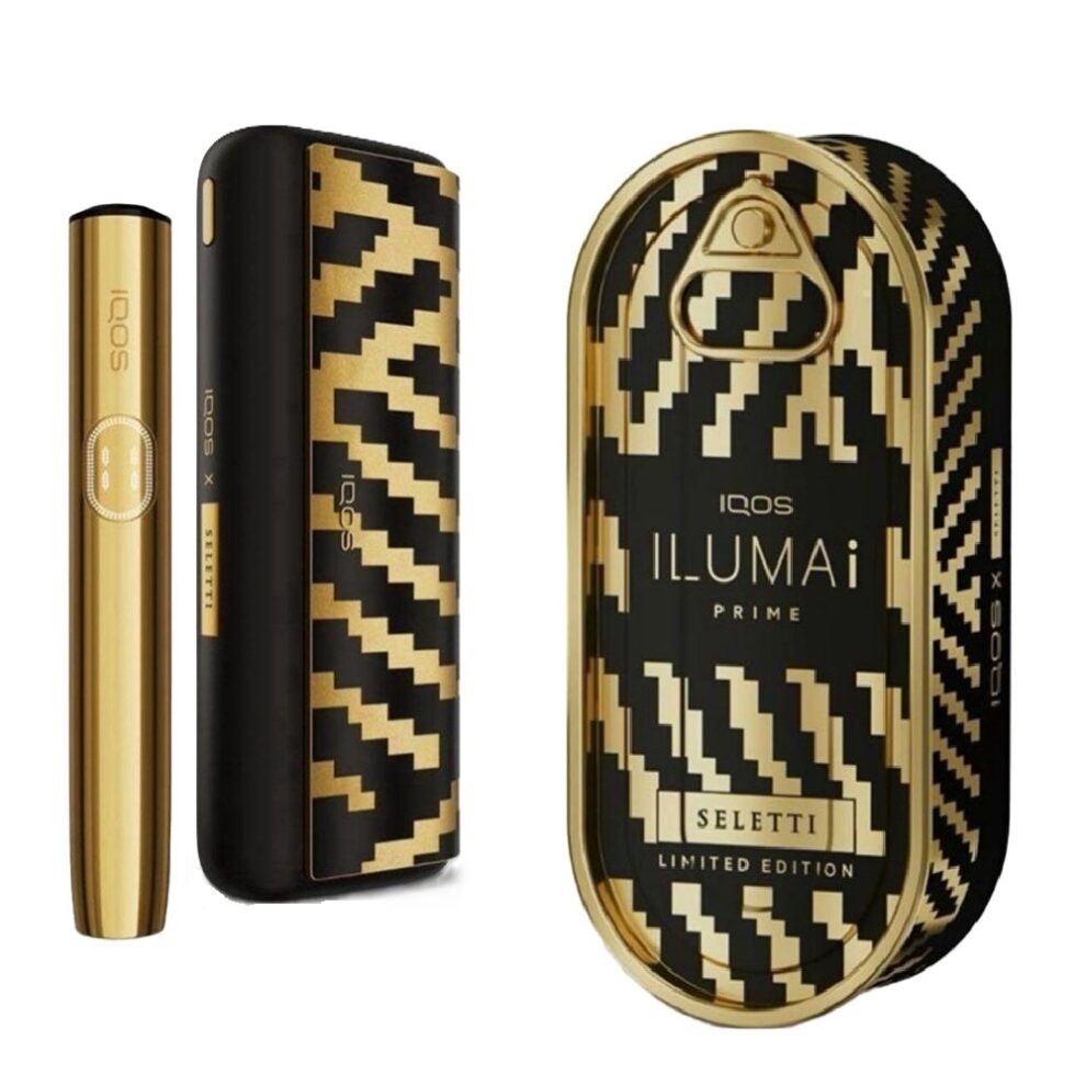 IQOS Iluma İ Prime x Seletti Limited Edition Gold-Siyah Özel Seri ...